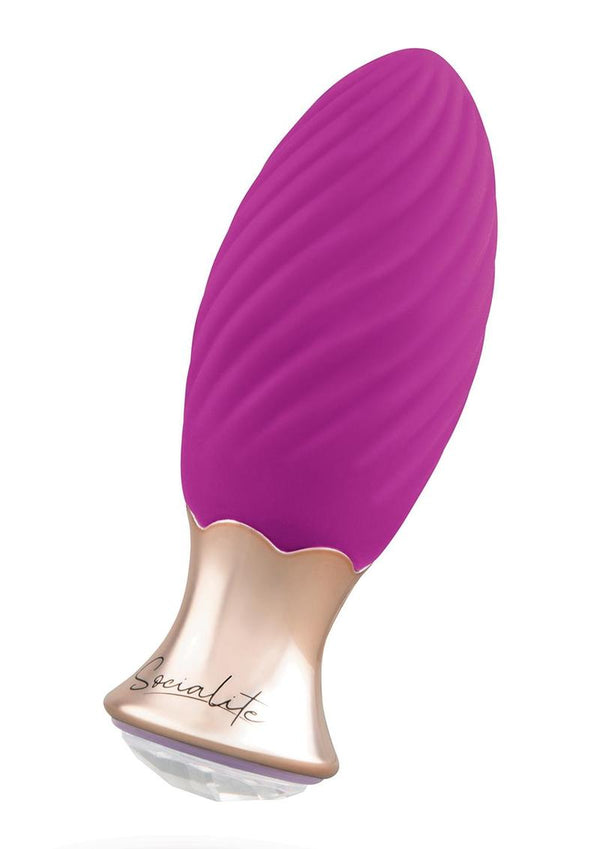 Socialite LOLA Jeweled Base Vibe with Swirl Texture – The Bodywand